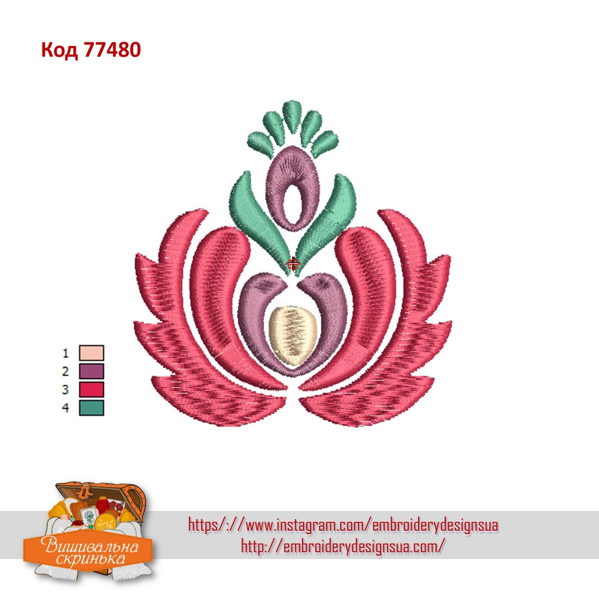 77654 Тризуб – Вишивальна скринька